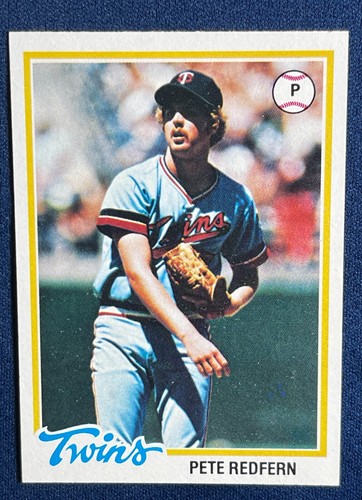 1978 TOPPS #81 PETE REDFERN (MINNESOTA TWINS) BASEBALL CARD | eBay
