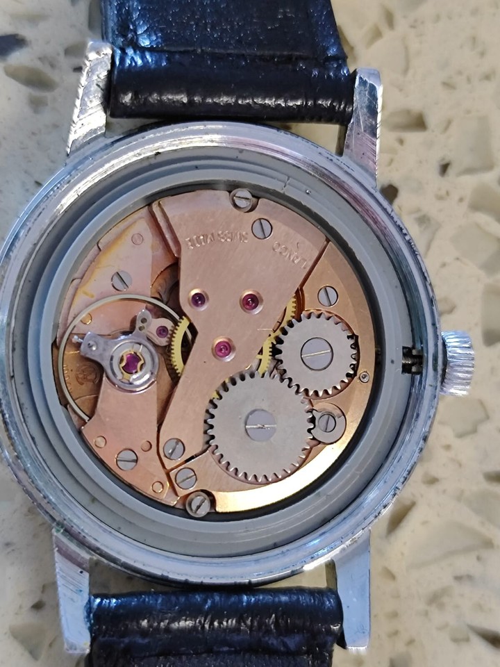 LANCO WATCH Men's from 1960's Hand Wind Cal 1004N working need service ...