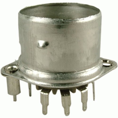 Belton Micalex 9-Pin Tube Socket, Crimped with Shield Base - PC Mount ...