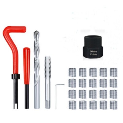 King 26pcs Metric Thread Repair Tool Insert Kit Helicoil Car Pro Coil ...