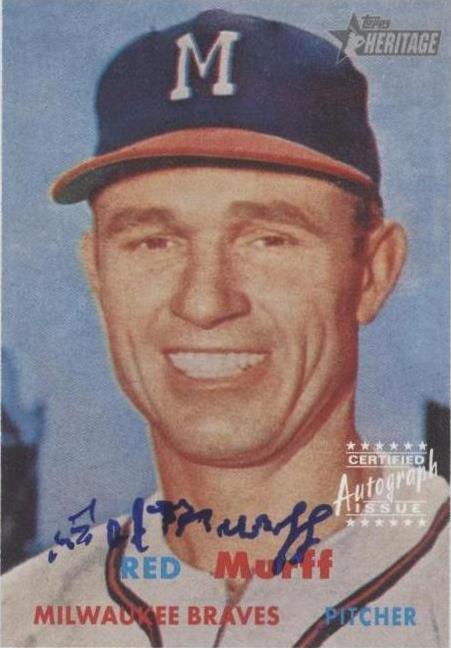 2006 Topps Heritage - Real One Autographs Red Murff #ROA-JRM (AU) for ...