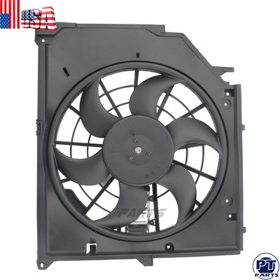 Radiator Cooling Fan Assembly For 1999-2005 BMW 3 Series E46 323 325i ...