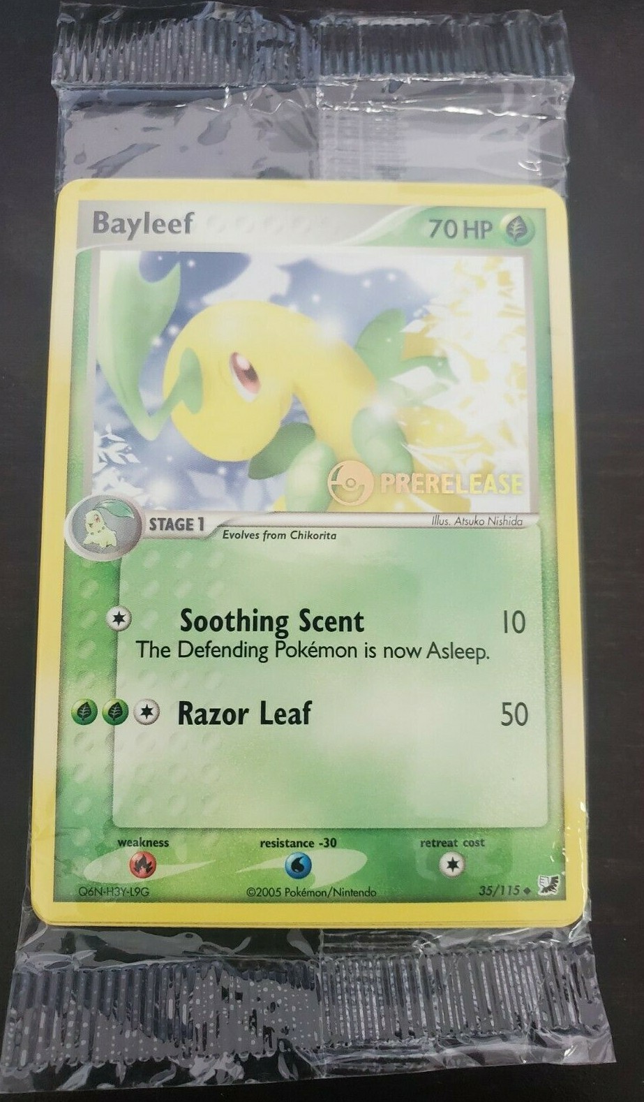 Pokemon SEALED Bayleef Prerelease Promo Pack 35/115 EX Unseen Forces | eBay