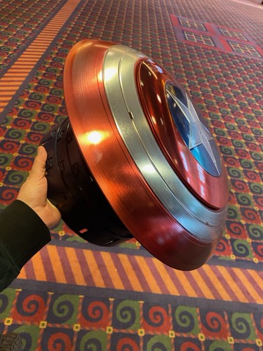 Captain America Brave New World Popcorn Bucket Collapse Shield AMC | eBay