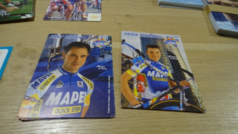 GROT LOT CYCLISME VELO CARTE CREDIT AGRICOLE GITANE MAPEI GEROLSTEINER ...