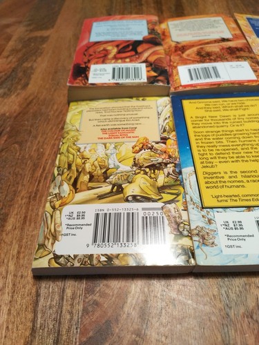 6x Terry Pratchett Books Bundle Corgi Paperback Discworld + Dark Side ...