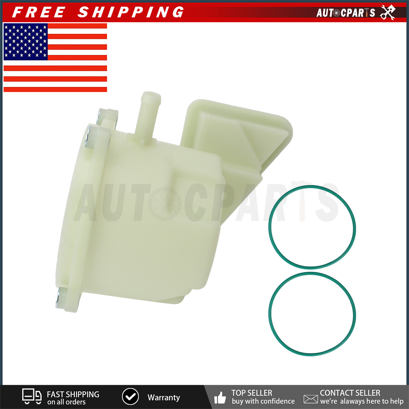 NEW POWER STEERING PUMP RESERVOIR WITH CAP & SEALS FOR CHRYSLER DODGE 5 ...