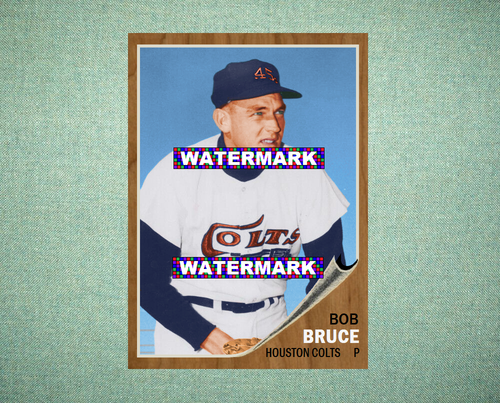 Bob Bruce Houston Colt 45s 45 1962 Style Custom Baseball Art Card | eBay