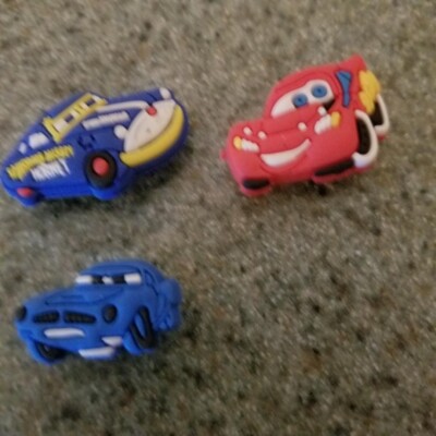 Lot of 3 "Cars" Croc Charms | eBay