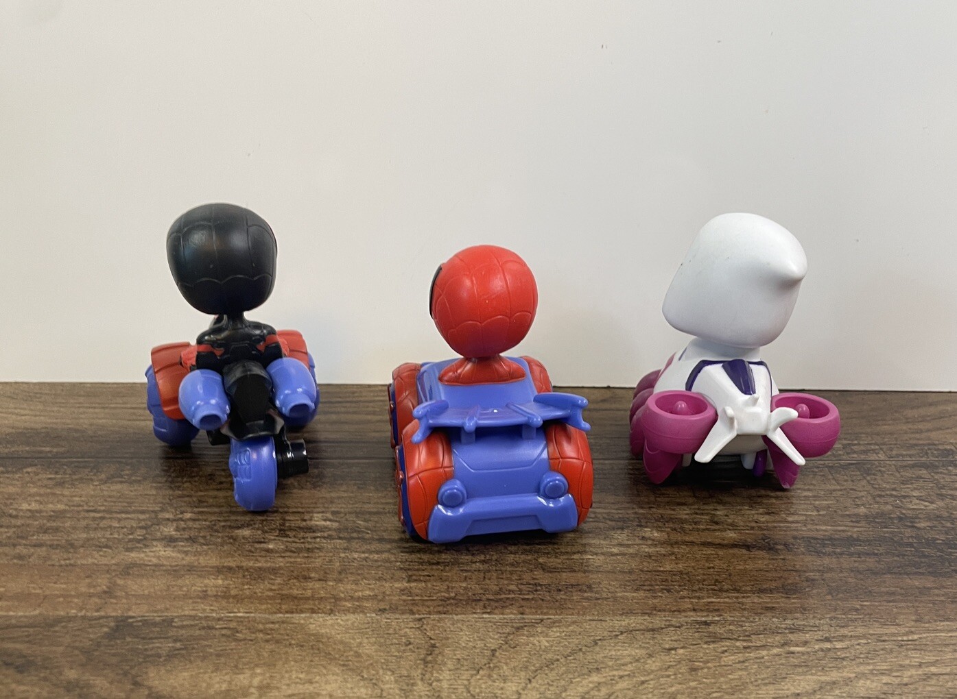 Lot Of 3 Spidey & His Amazing Friends Cars Lot Ghost Spider Glow n' Go ...