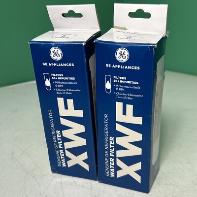 2x GE XWF Replacement XWF Appliances Refrigerator Water Filter New ...