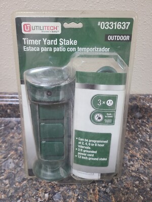 Utilitech 15-Amps 125-volt 3-Outlet Plug-in Countdown Christmas ...