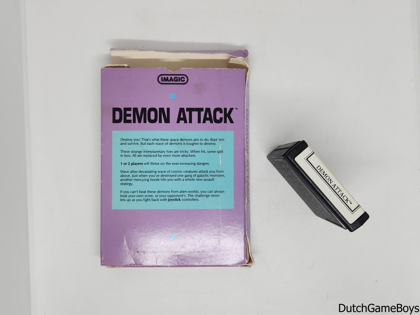 Atari 2600 - Imagic - Demon Attack - Purple Box - White Label | eBay