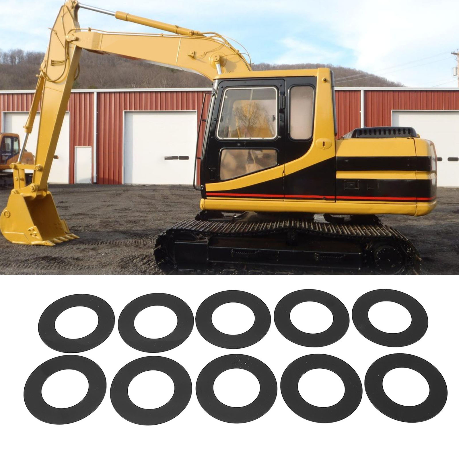 XXL 65mm Bucket Pin Shim Kit Engineering Plastic Tighten Loose Joints ...