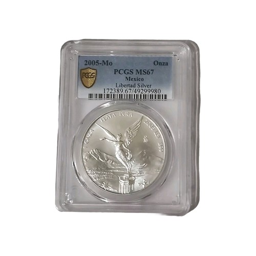 2005 Mexico Libertad 1 Oz. Silver Coin - PCGS MS67 | eBay