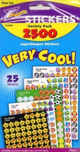 Very Cool Variety Stickers - 2500 Per Pack | eBay