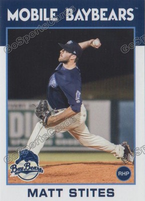 2016 Mobile BayBears Matt Stites RC Rookie Diamondbacks | eBay
