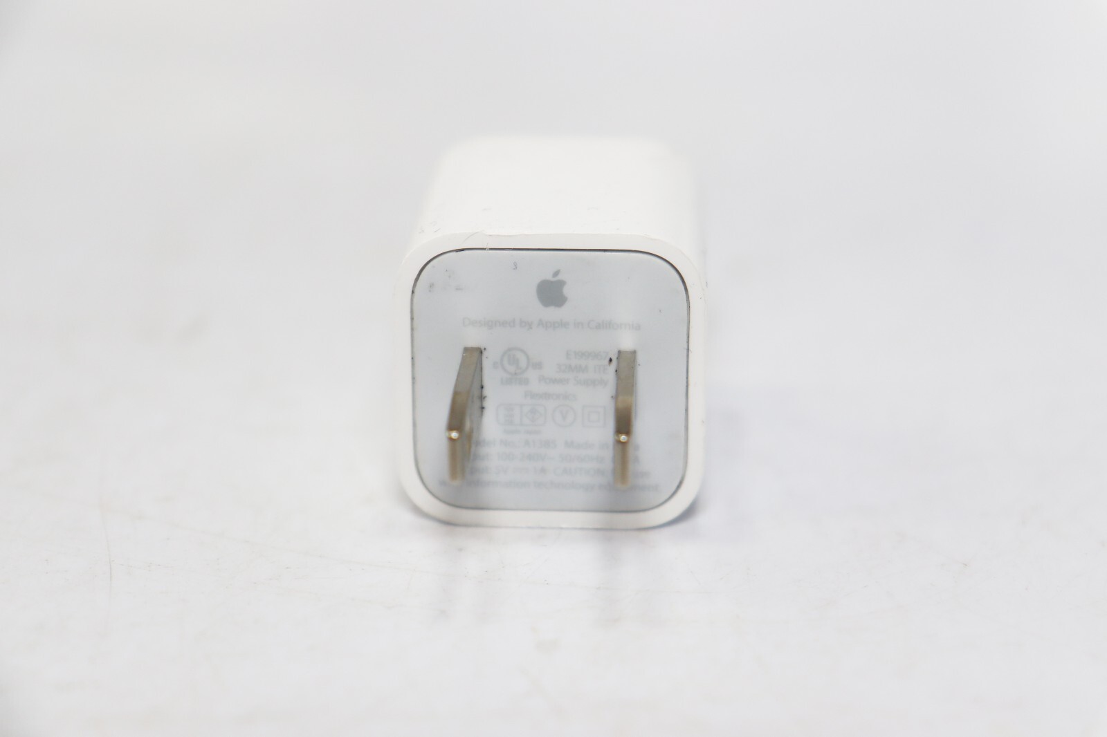 Apple 5v USB Wall Charger Cube Power Adapter for iPhone Glossy White ...