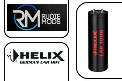 HELIX CAP 1000 1.0 Farad Power Car Powercap Car Hifi Car Authorised ...