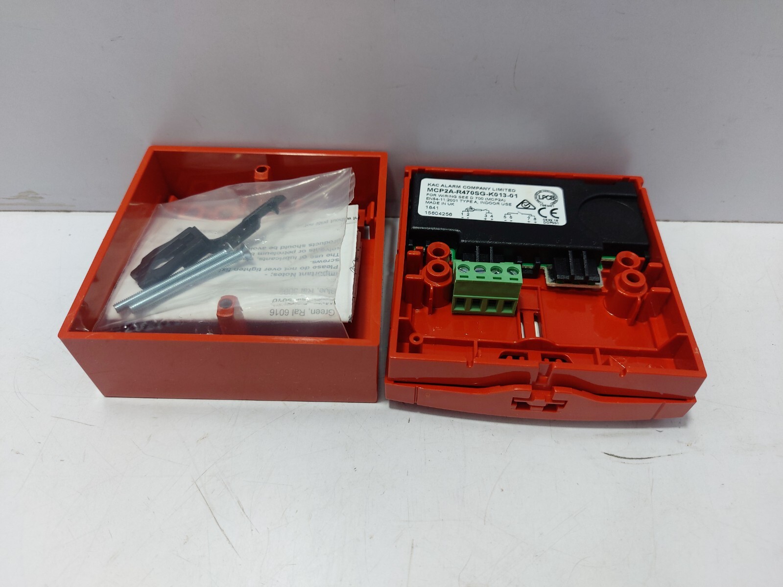 KAC MCP2A-R470SG-K013-01 Weatherproof Manual Call Point | eBay UK