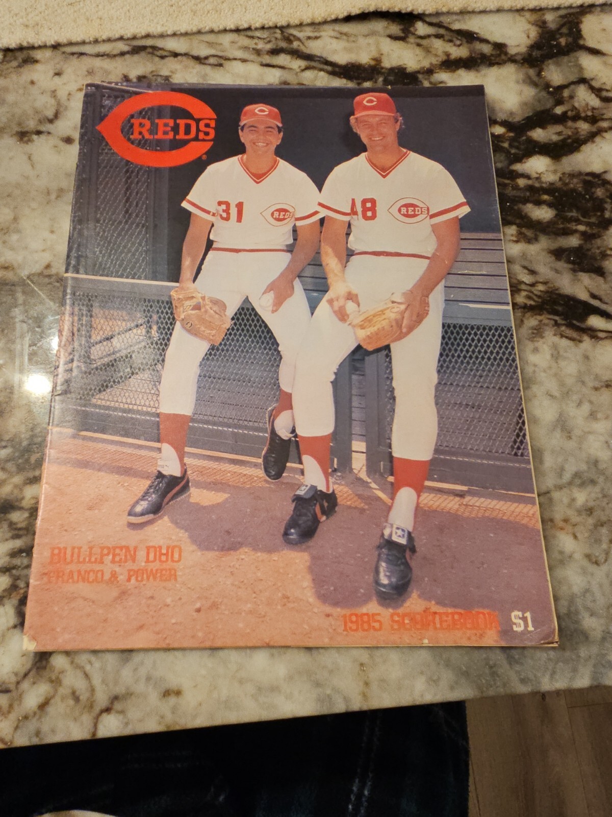 ⚾️ 1985 Cincinnati Reds Scorebook Franco/Power Cover Scored Montreal | eBay