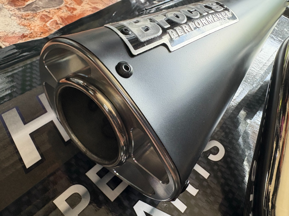 SCOOTER 150CC GY6 BROCKS HIGH PERFORMANCE EXHAUST SYSTEM BLACK | eBay