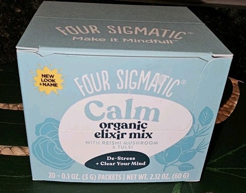 Four Sigmatic Organic Elixir Mix Reishi Mushroom & Tulsi Calm Caffeine ...