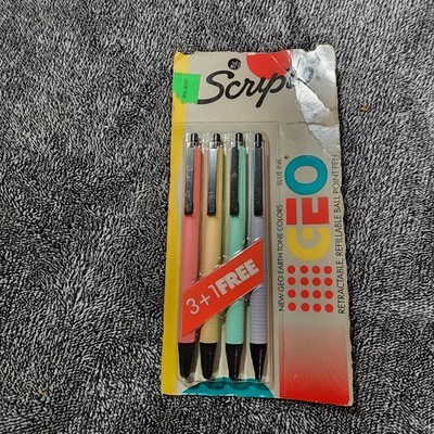 Vintage Scripto Geo blue ink pens b2 | eBay
