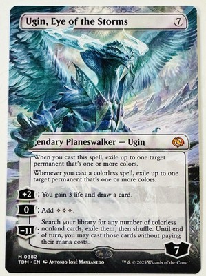 Ugin, Eye of the Storms (Borderless) Tarkir: Dragonstorm Regular | eBay