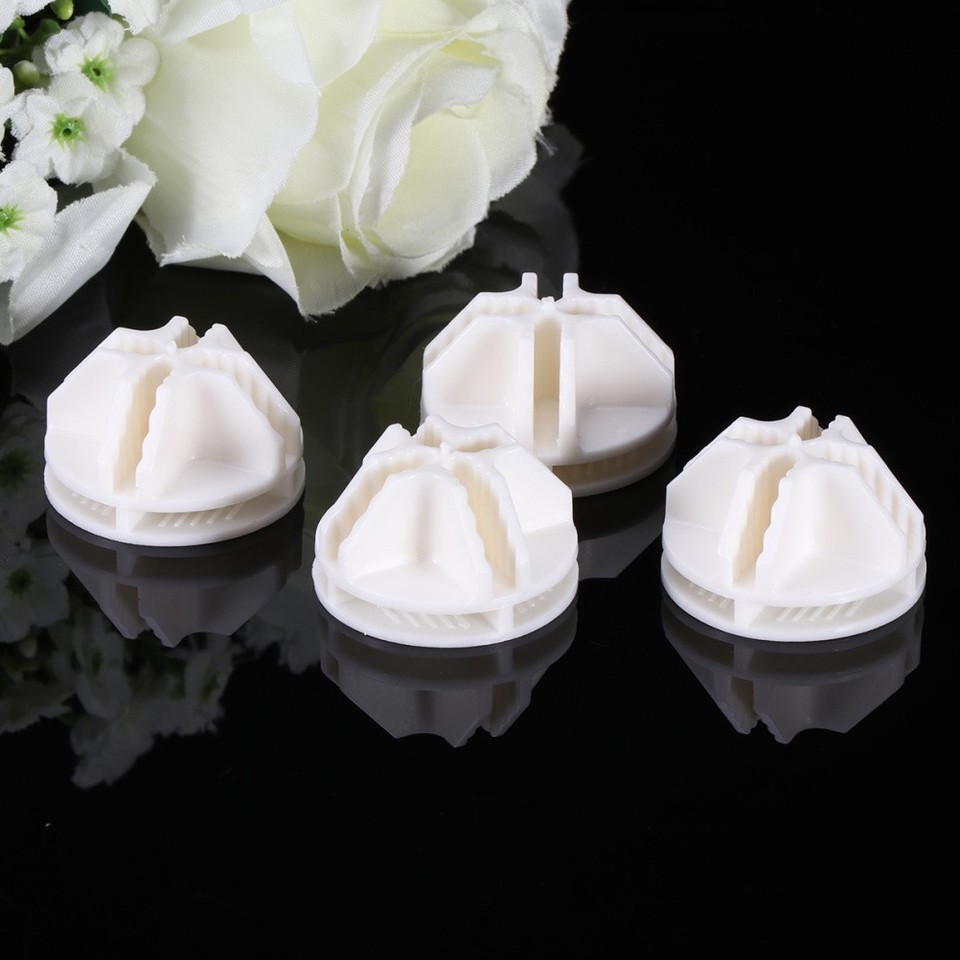 50 Pcs Plastic Connector Closet Organizer Parts Combine-unit Fixators ...