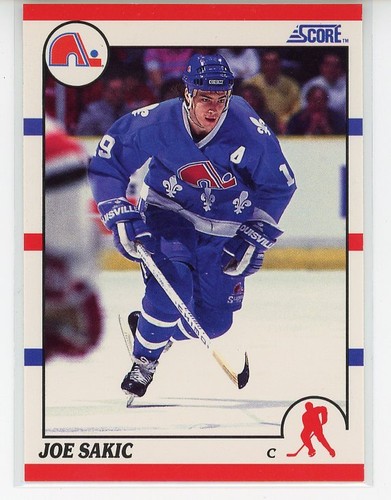 1990 Score American ##8 Joe Sakic Quebec Nordiques NM+ | eBay