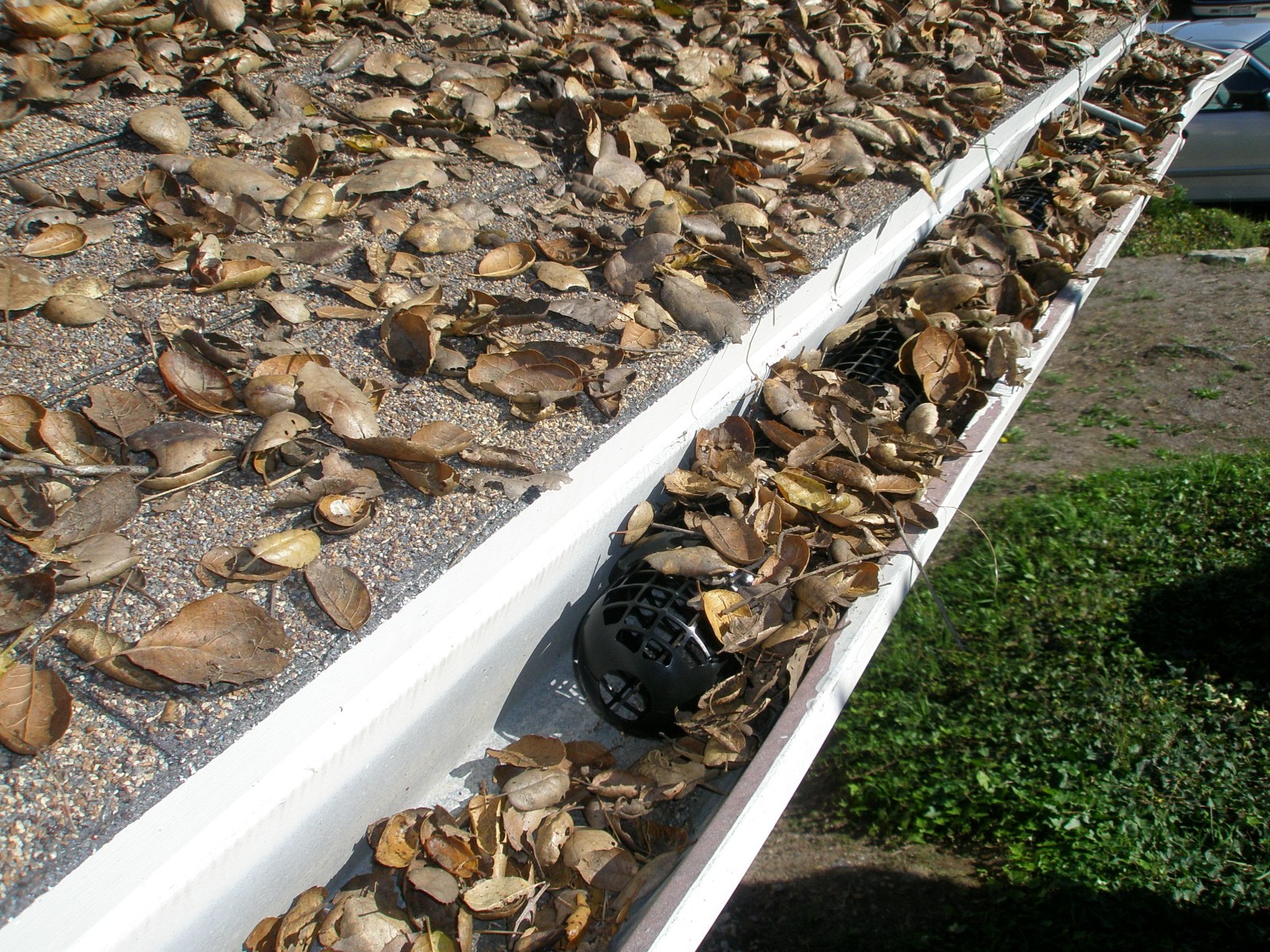 40 Gutter Cups 60 feet, Best Gutter Guards protecting rain gutters from ...