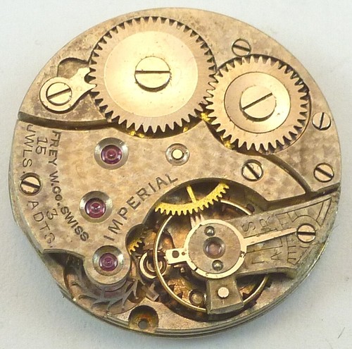Frey Watch Co Imperial Pocket Watch Movement - Good Balance - Parts ...