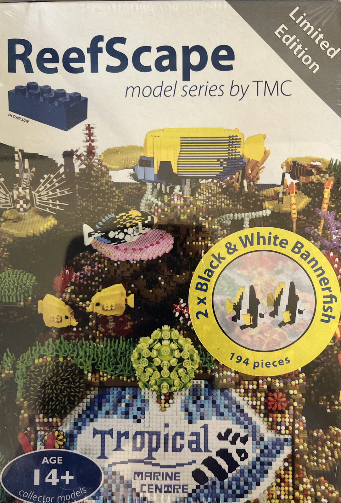 Lego ReefScape TMC Limited Edition 2 X Black & White Bannerfish Rs0313 ...