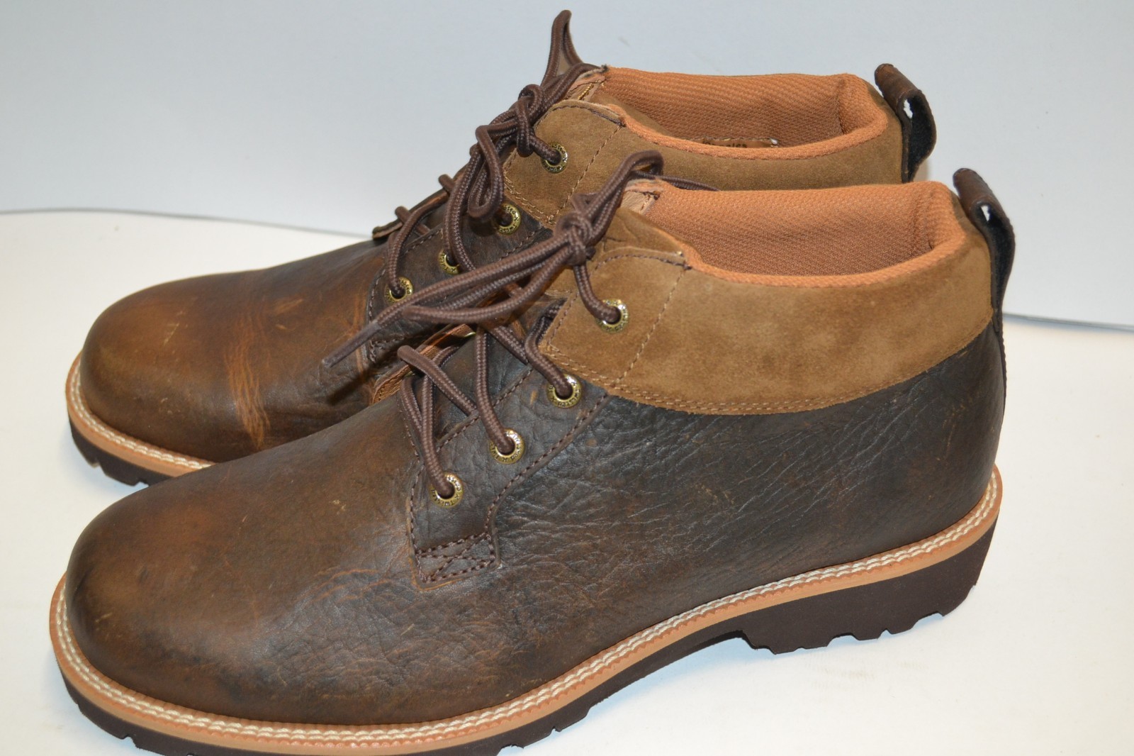 Twisted X Men's 10 M BROWN Leather Casual LOPERS Shoes Moc LOAFER ...