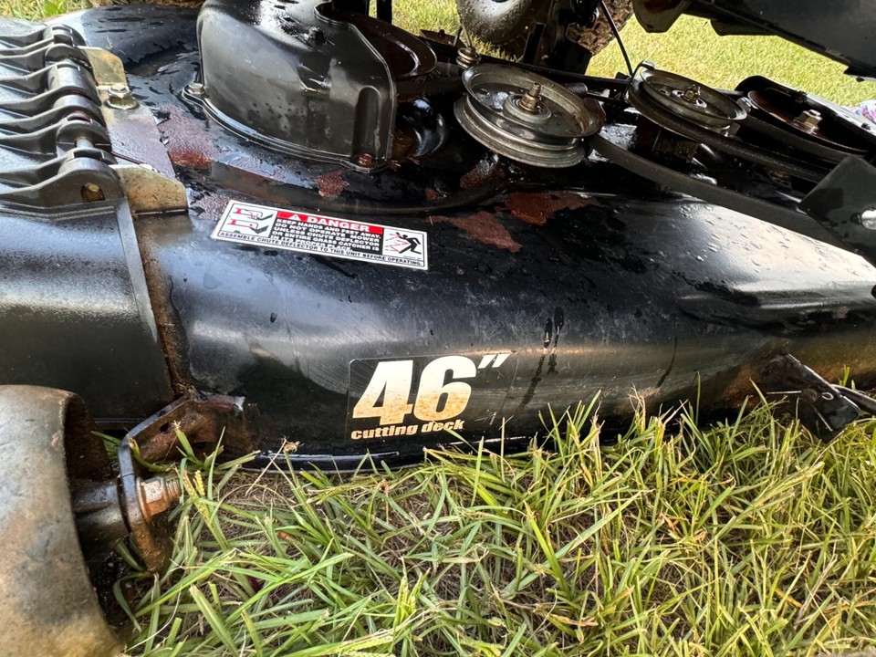 Troy-Bilt Horse XP Riding Mower MTD Powder Black 46" Complete Deck ...
