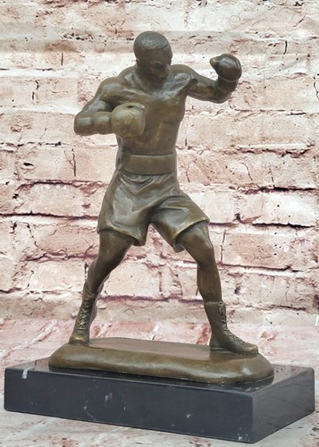 Mike Tyson Boxing Champ Boxer Bronze Sculpture Marble Base Statue ...