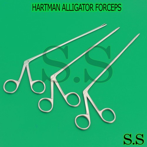 3 O.R PREMIUM GRADE HARTMAN ALLIGATOR FORCEPS 8'' ENT SURGICAL ...