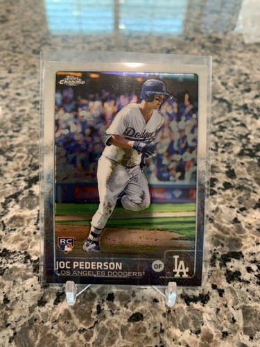 JOC PEDERSON ROOKIE CARD 2015 Topps CHROME RC Los Angeles Dodgers! | eBay