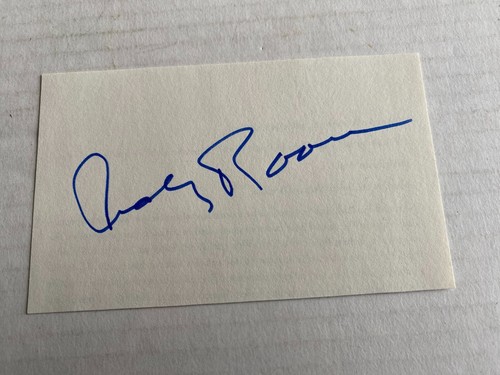 Andy Rooney signed book page cut auto | eBay