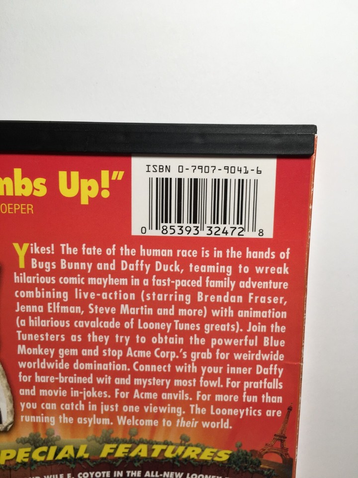 Looney Tunes - Back in Action (DVD, 2004, Full Frame) 85393324728| eBay