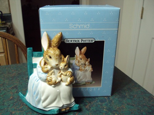 Schmid Beatrix Potter Rabbit & Baby Wall Plaque NIB Dated 1990 | eBay