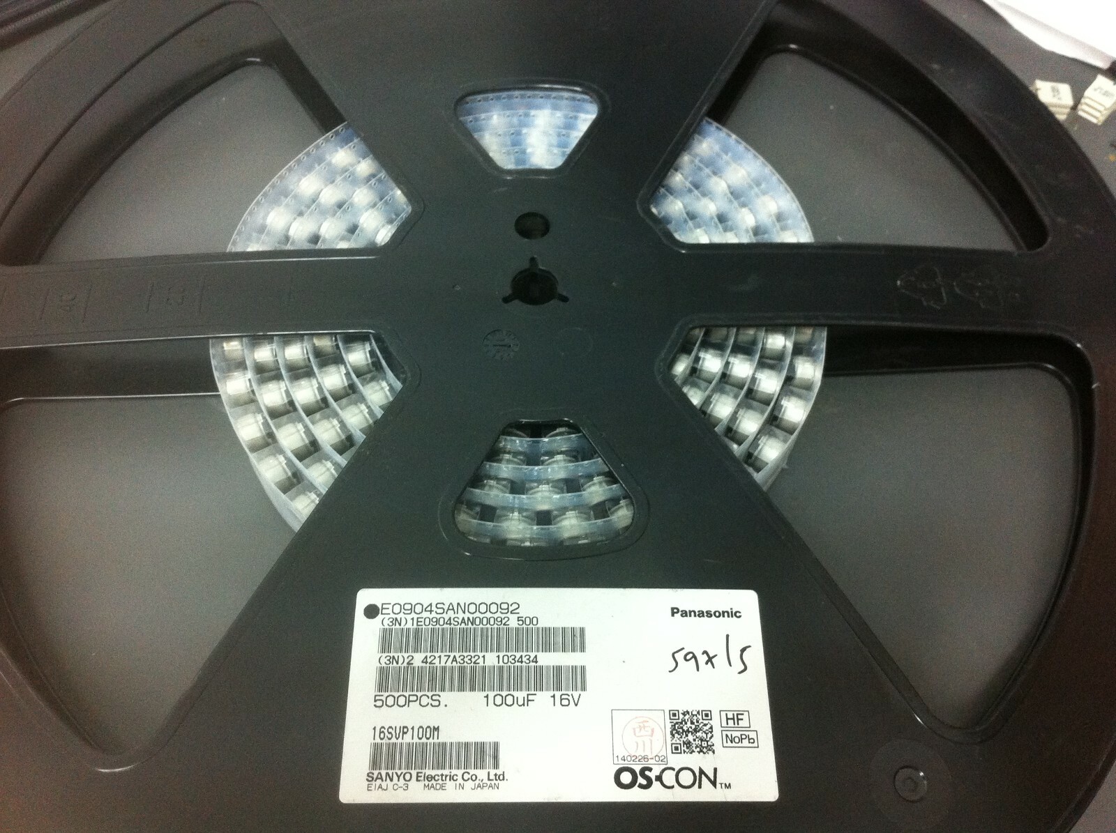 16SVP100M - SANYO - 160pcs - Capacitor POLYMER 100UF 20% 16V SMD | eBay