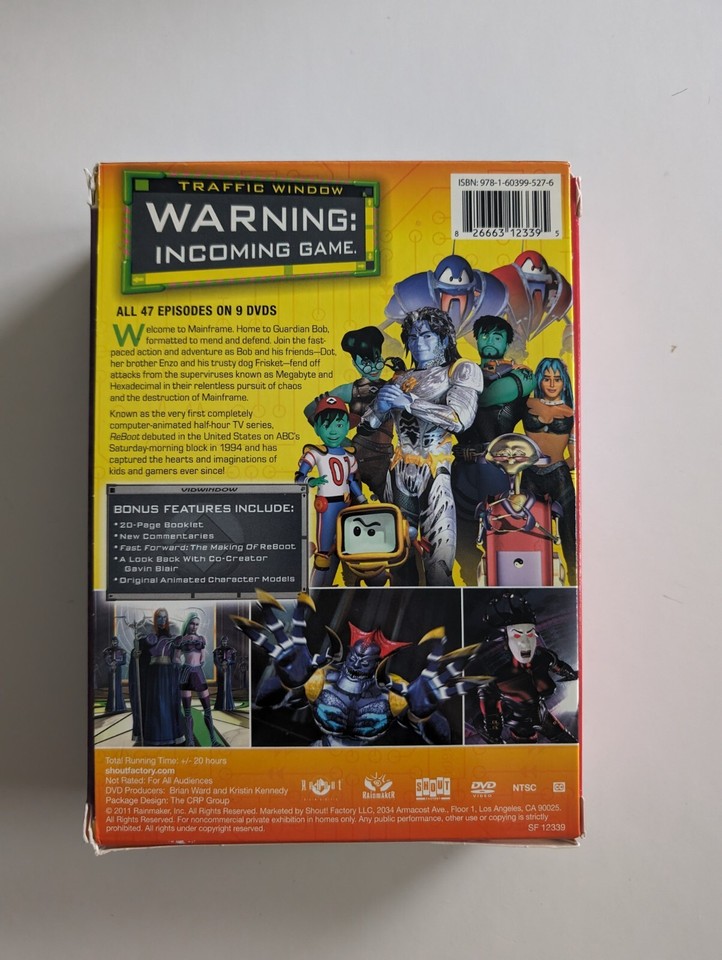 ReBoot: the Definitive Mainframe Edition (DVD, 1990) 826663123395 | eBay