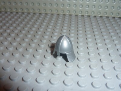 LEGO castle minifig Flat Silver helmet 3844 Set 41714/70312/10305/31120 ...