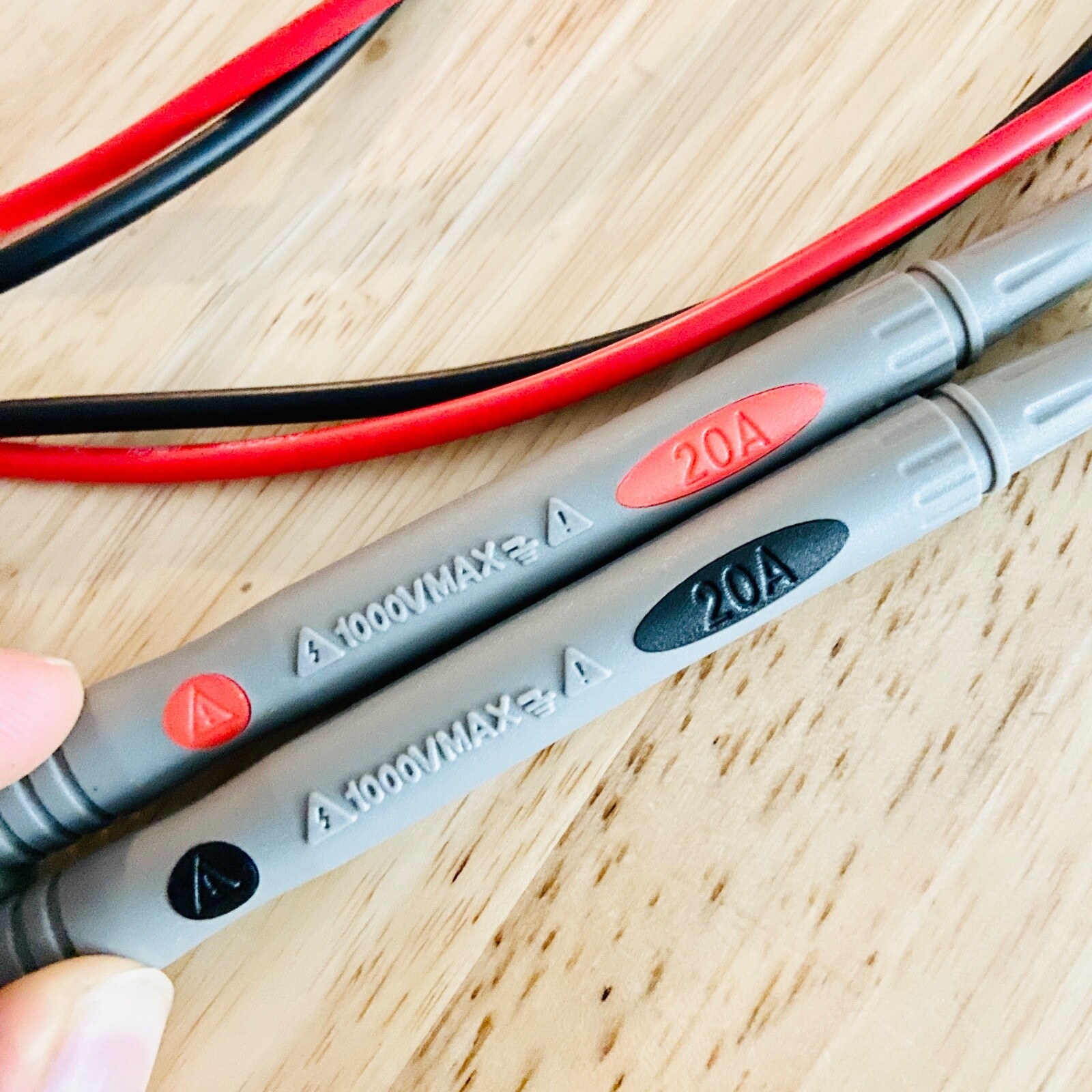 1 Pair Test Lead Probe cable for Digital Multimeter Fluke CAT III 1000V ...