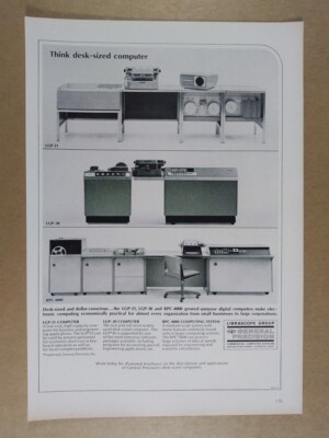 1964 Librascope LGB-21 LGP-30 RPC-4000 Computers vintage print Ad | eBay