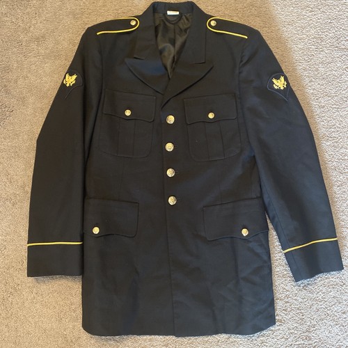 Male Army Service Uniform ASU Dress Blue Enlisted Coat Jacket 40 Long ...