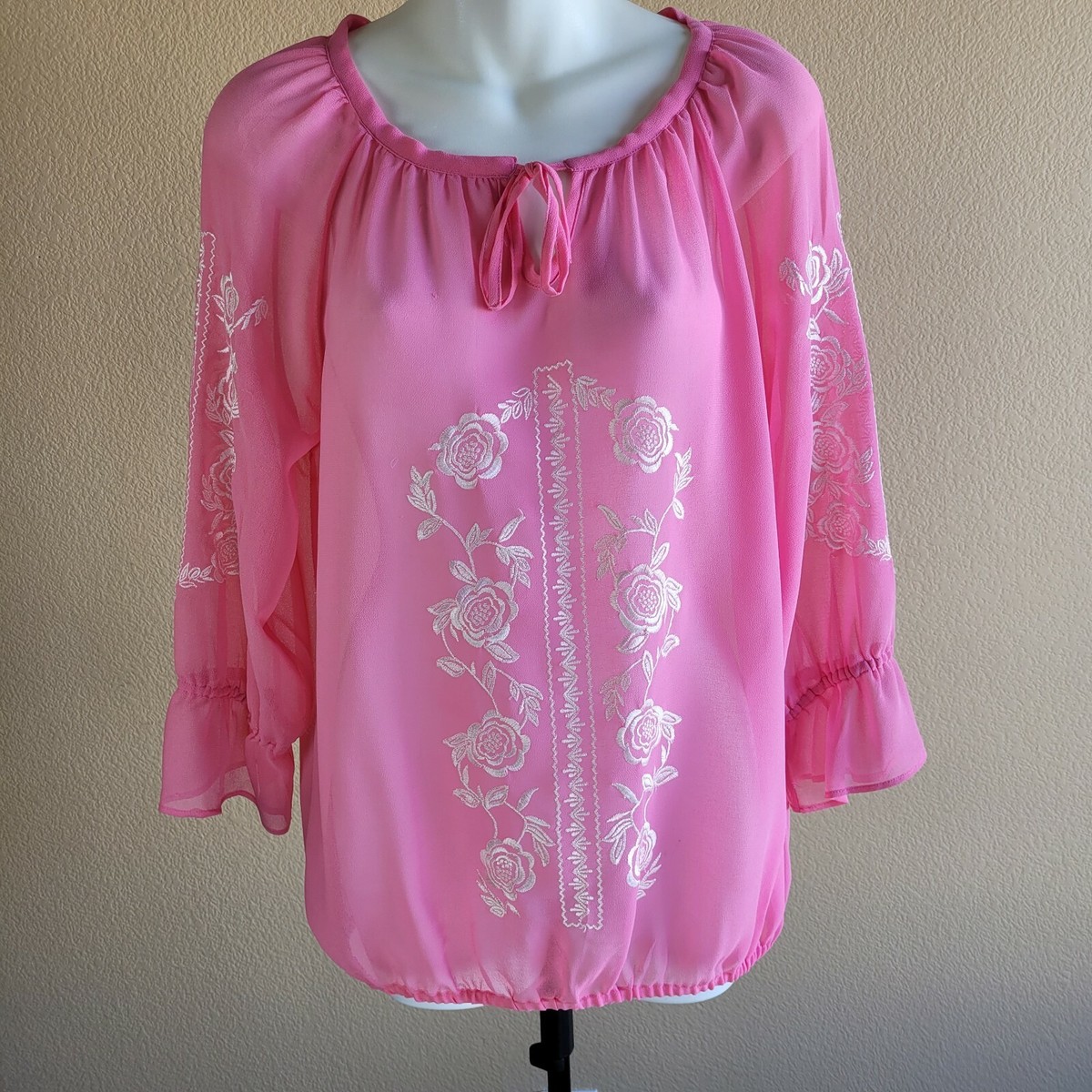 Rose Silk Peasant Blouse Ulla Johnson Peasant Blouse Blouses