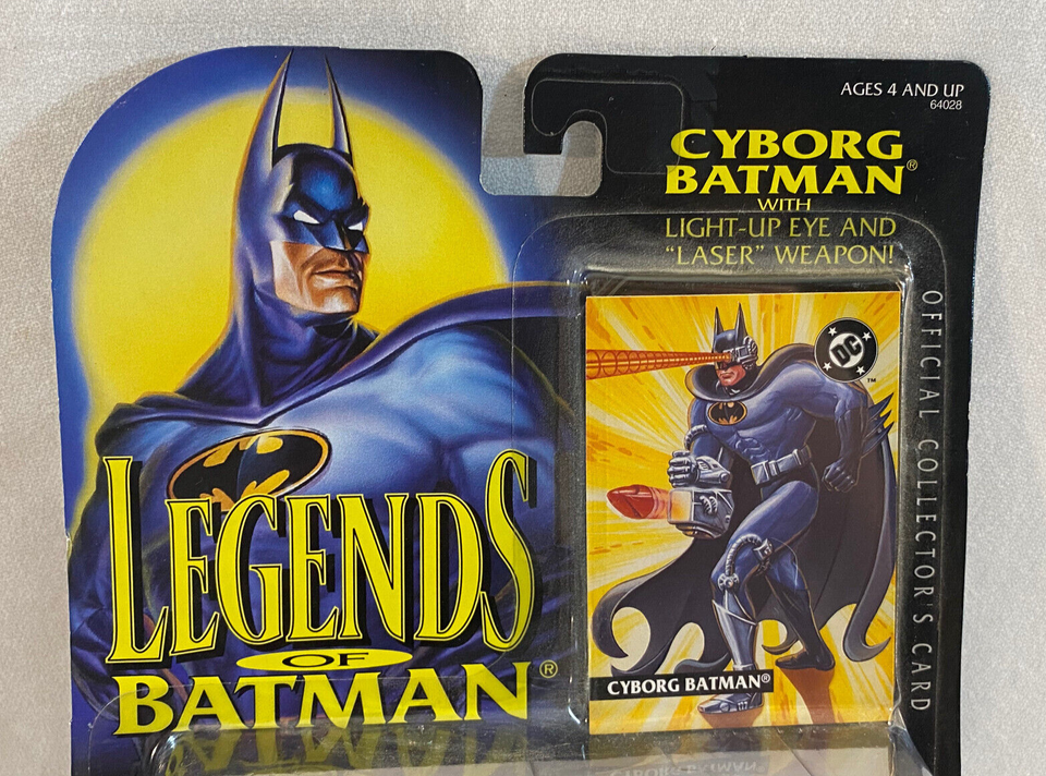 NIP SEALED Legends Of Batman Cyborg Batman Action Figure #64028 Kenner ...